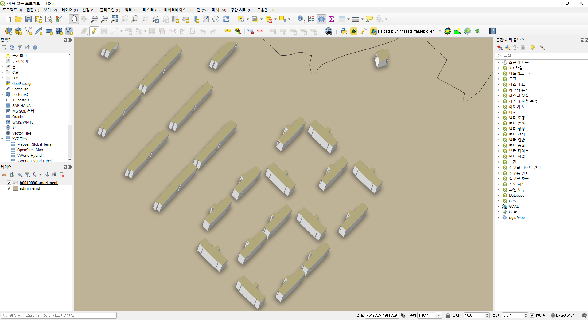 QGIS 2.5D, 3D