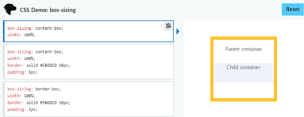 CSS - Box