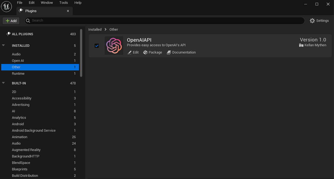 Unreal로 대화형 NPC 만들기 (OpenAI API/STT)