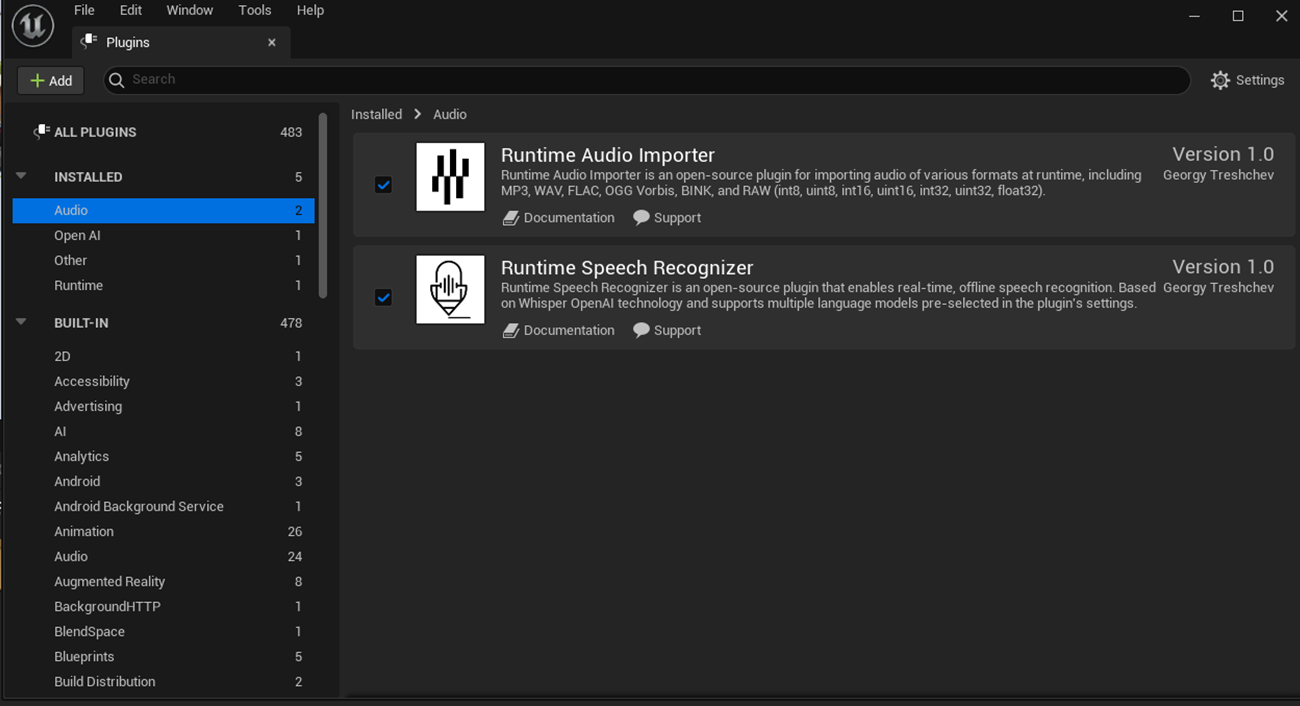 Unreal로 대화형 NPC 만들기 (OpenAI API/STT)