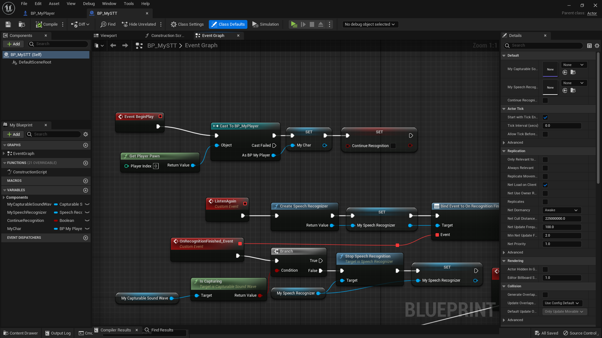 Unreal로 대화형 NPC 만들기 (OpenAI API/STT)