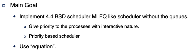 [PintOS] Thread #3 4.4BSD like scheduler