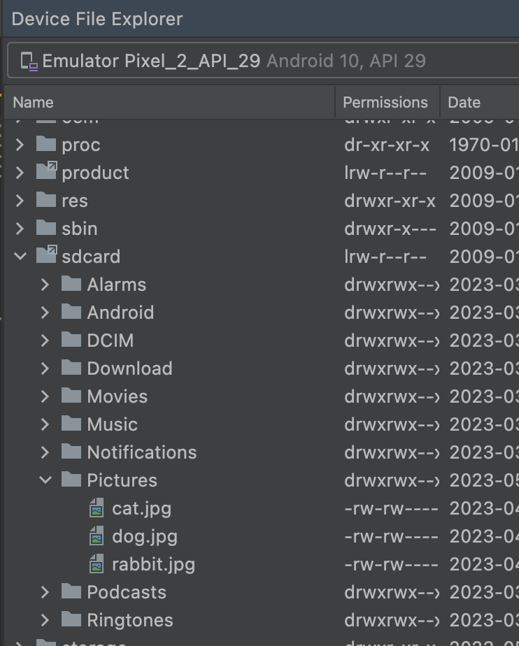 안드로이드 스튜디오 파일 처리