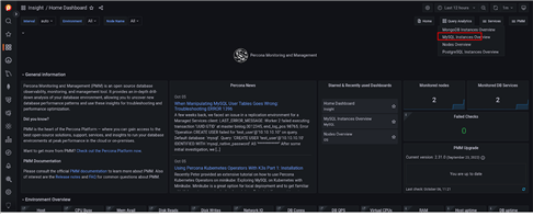 Percona Monitoring Management(PMM2)