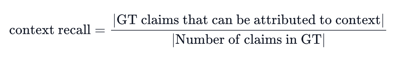 RAGAS metrics 정리