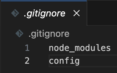 gitignore