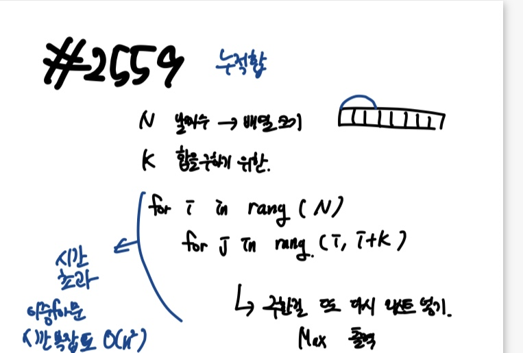 [BOJ/백준] 2559: 수열 (Python)
