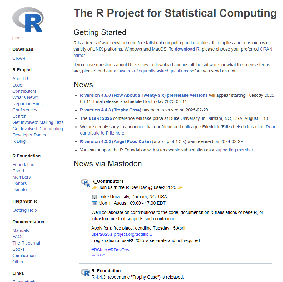 R 설치하기 다운하기 레츠두잇