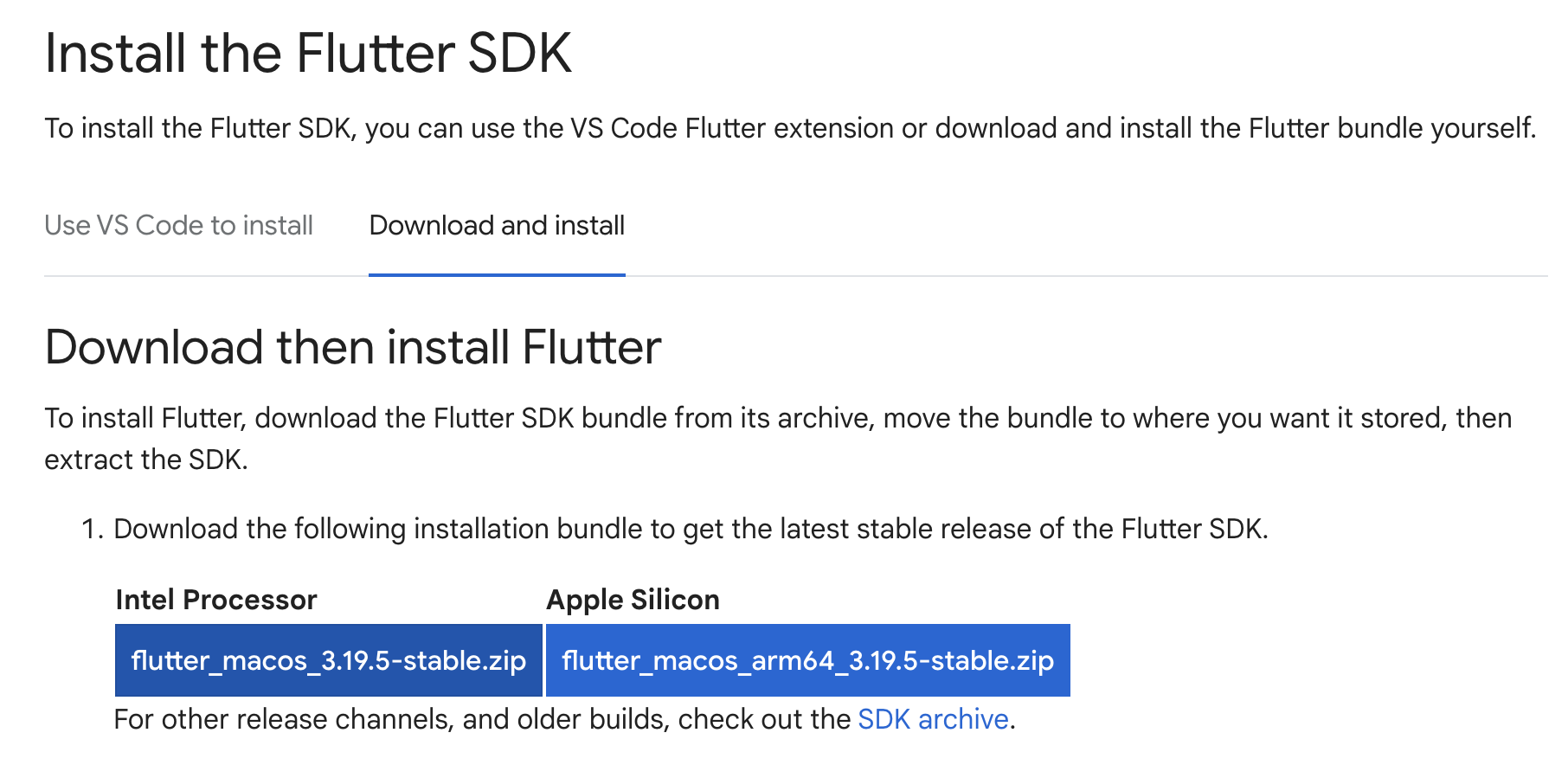 #1-3. flutter 설치 및 환경 변수 설정 (mac M2)