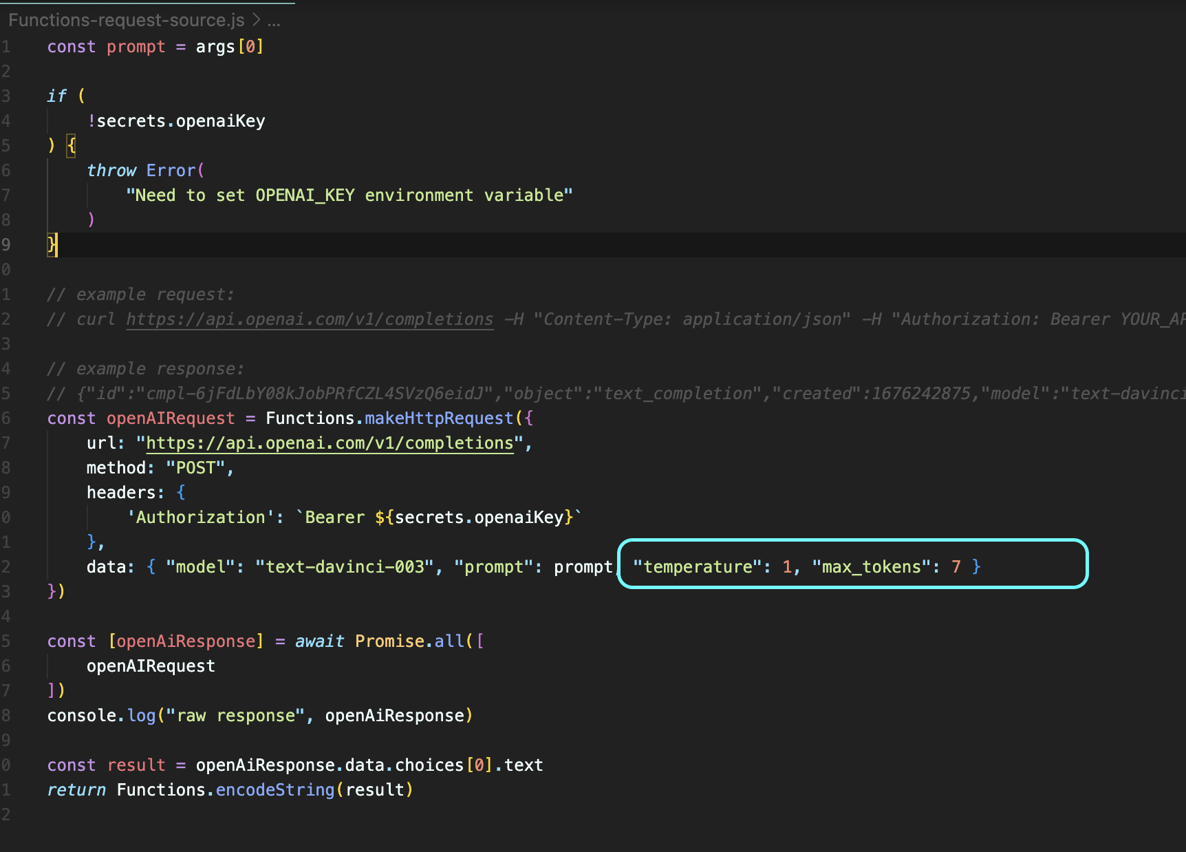 Integrating ChatGPT with Decentralized Applications using Chainlink Functions