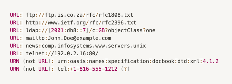 URI, URL, URN이란 무엇일까?