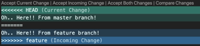 [git] conflict, 충돌 해결하기