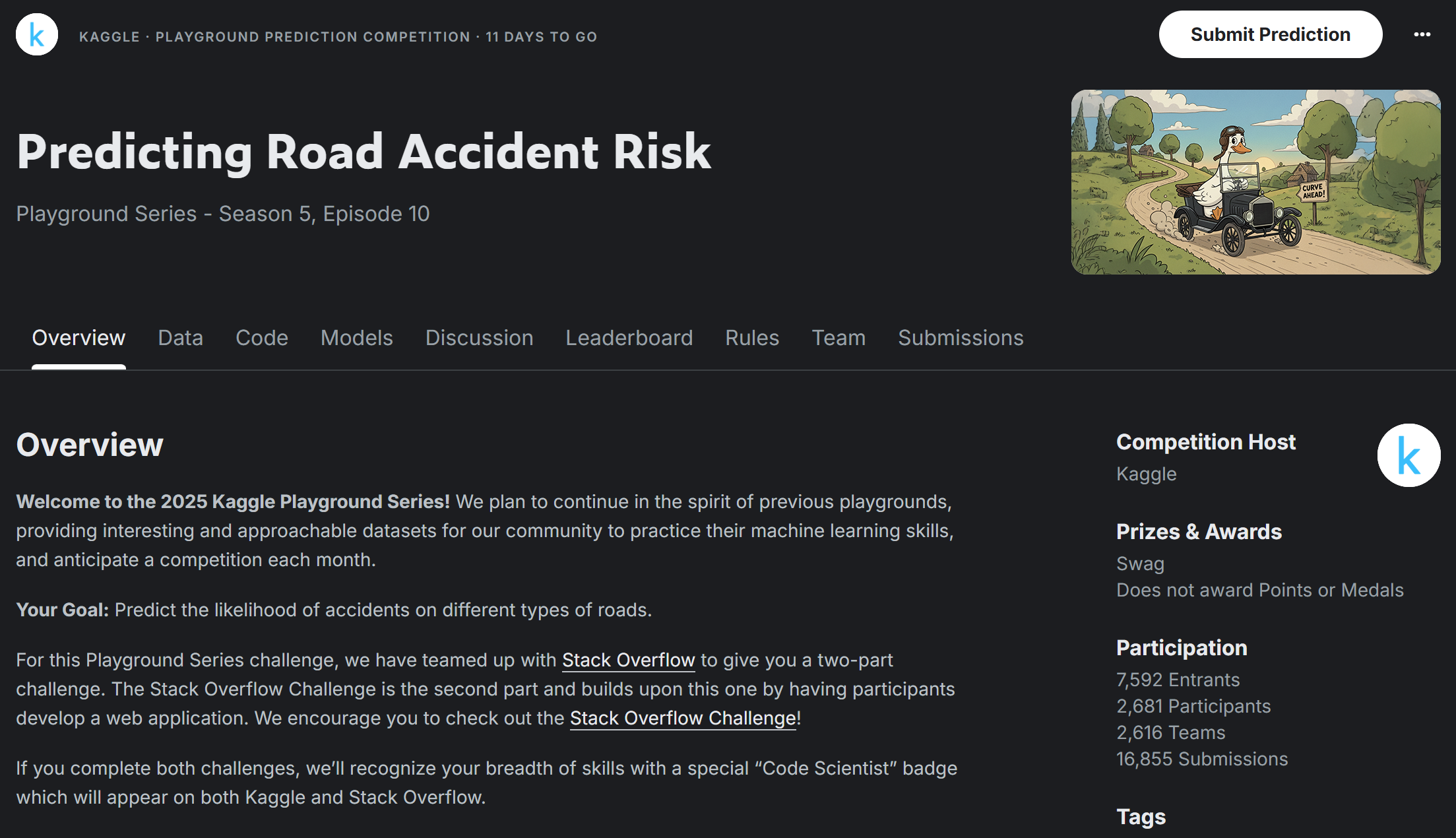 [Kaggle]S5E10-Predicting Road Accident Risk