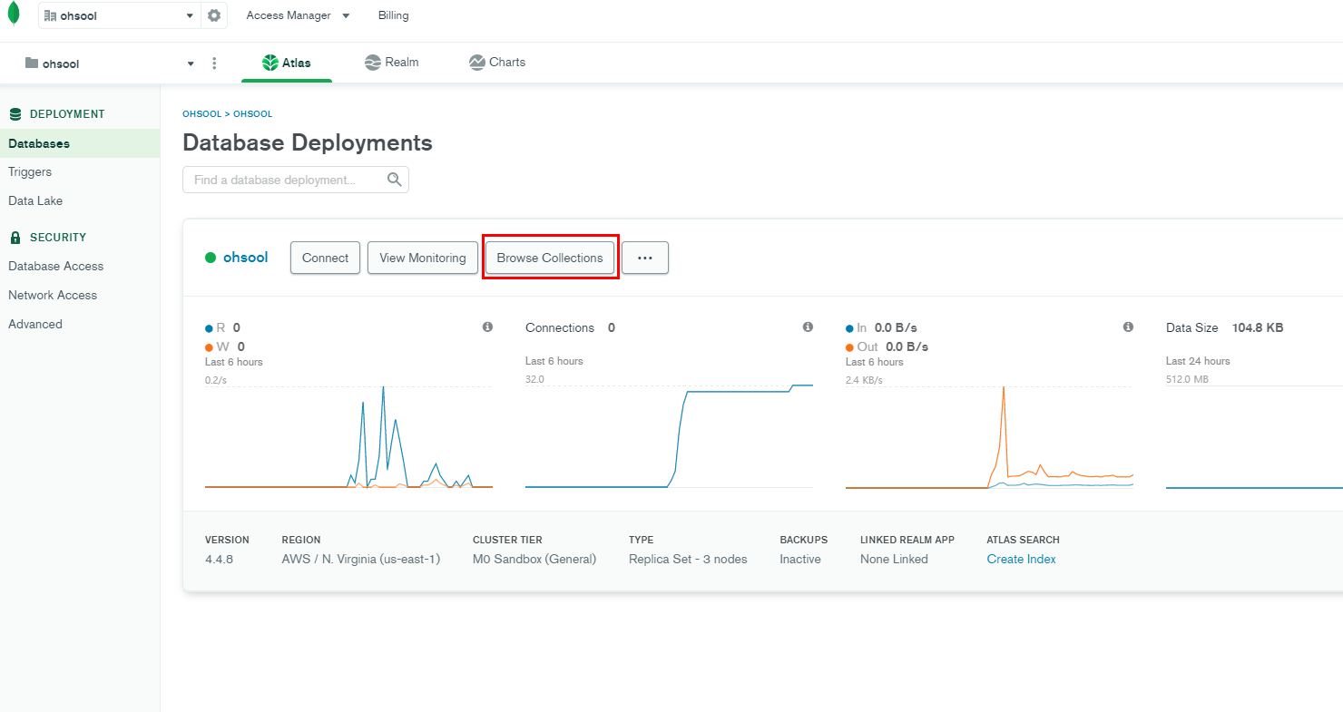 [mongodb] Atlas와 Robo 3t 연결하기