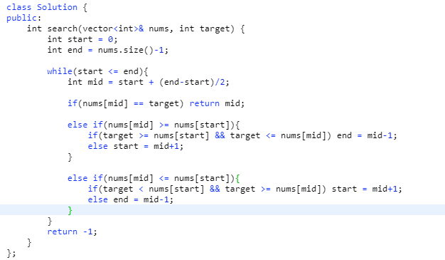 Search in Rotated Sorted Array