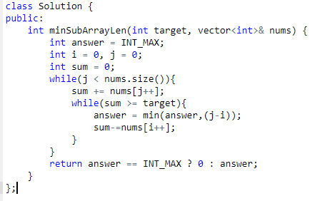 Minimum Size Subarray Sum