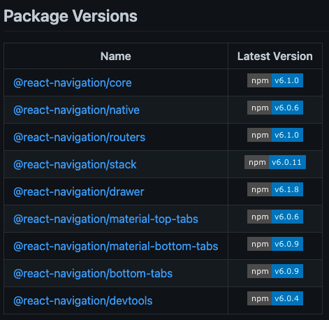 기본적인 Stack Navigator