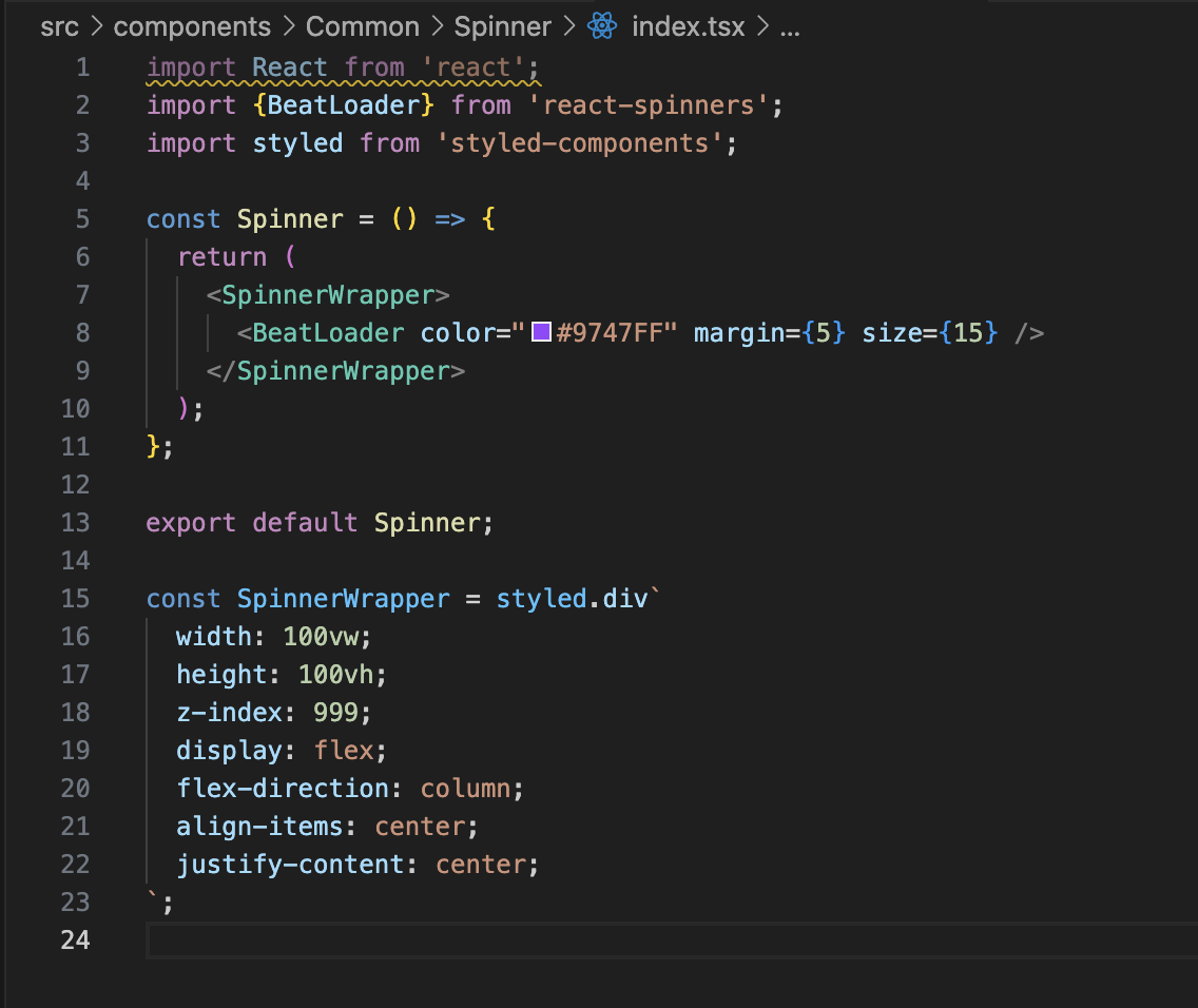 최종프로젝트 (로딩스피너 react-spinners)