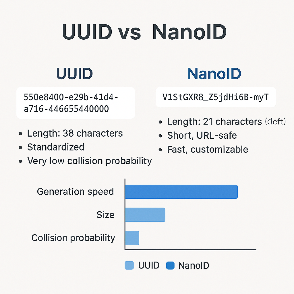 UUID vs NanoID와 URL 파라미터 방식 완전 정리