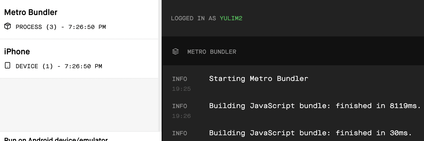 [React Native] Expo cli, Expo go 사용하기