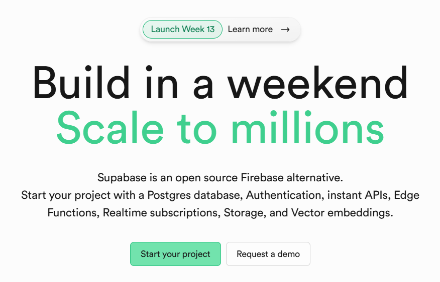 [TIL] Supabase 설치 및 셋업