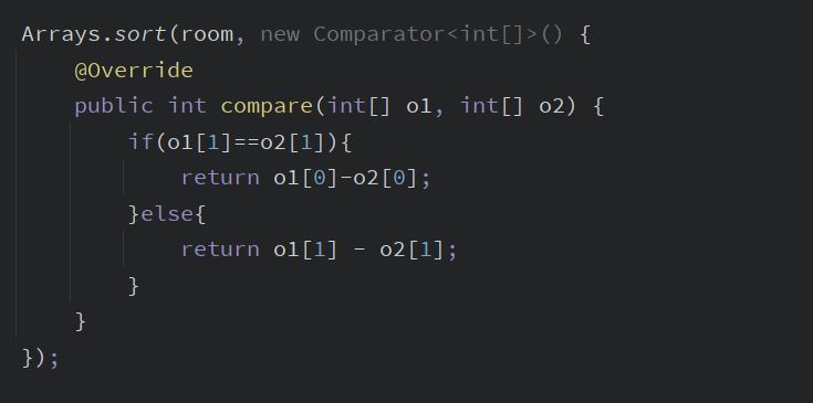 [BOJ]1931 회의실 배정