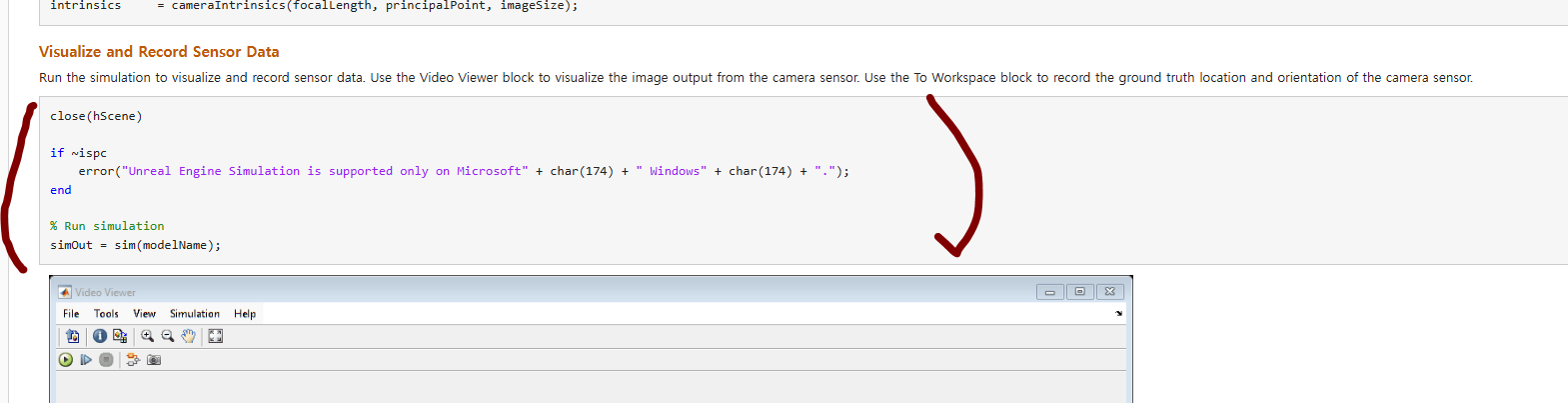 MATLAB-Automated Driving Toolbox-Develop Visual SLAM Algorithm Using Unreal Engine Simulation