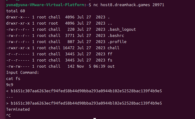 Dreamhack - whatsdifferent(misc)