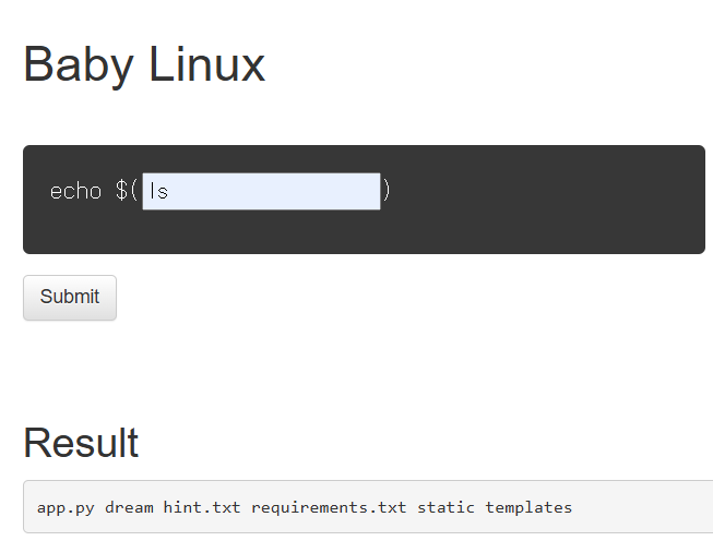 Dreamhack - baby-linux(리눅스 bash 기초)