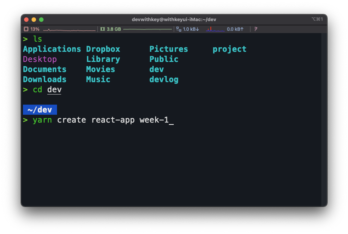 [TIL] CRA(Create React App)프로젝트 생성