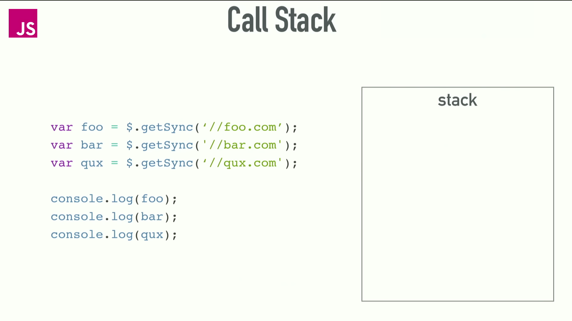 JS - Event Loop , Stack, Queue