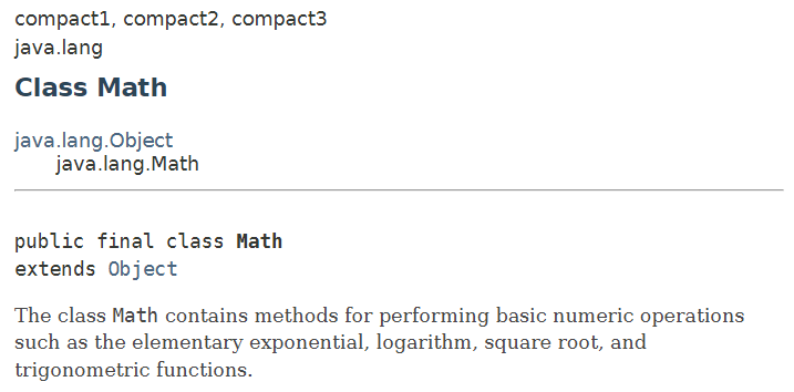 JAVA Math BigDecimal