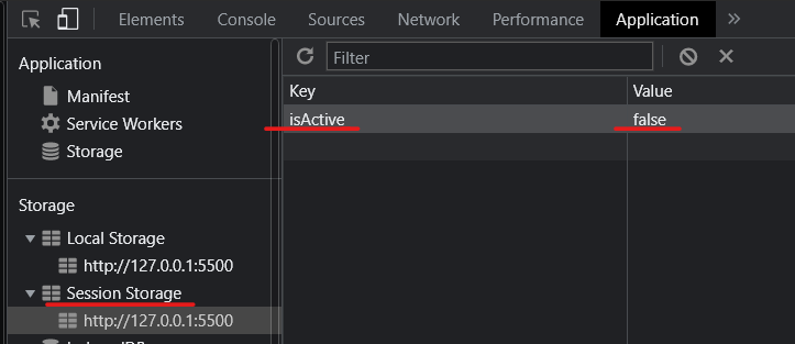 [javascript] session storage vs local storage