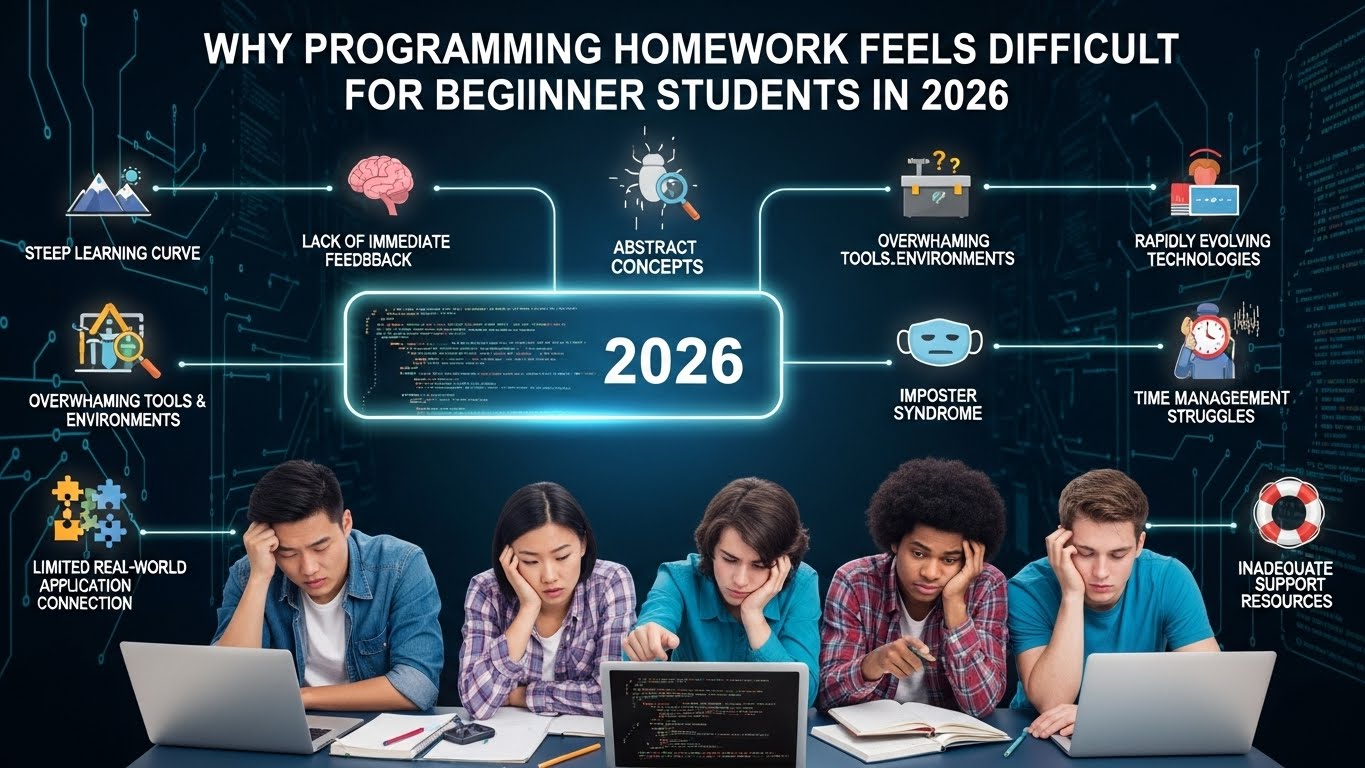 Why Programming Homework Feels Difficult for Beginner Students in 2026