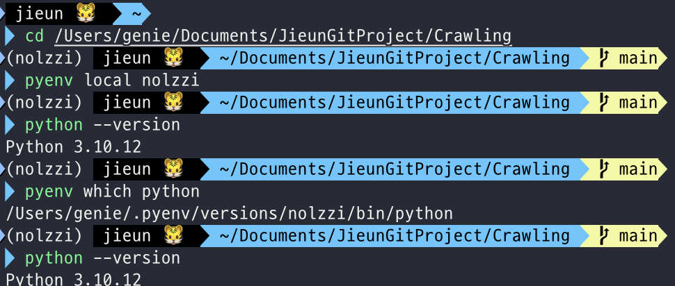 [python] Mac pyenv + poetry로 가상환경 세팅 하기
