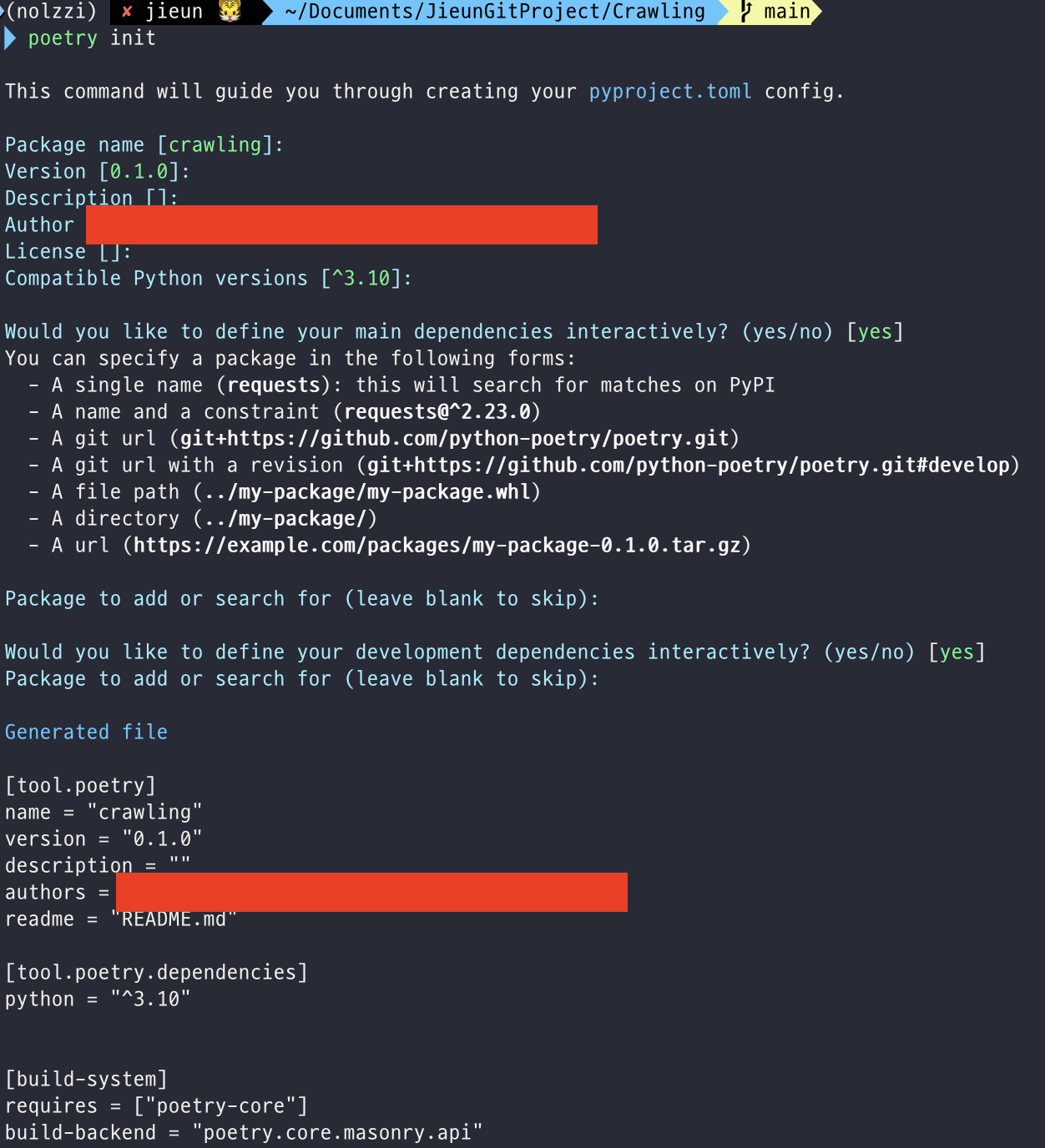 [python] Mac pyenv + poetry로 가상환경 세팅 하기