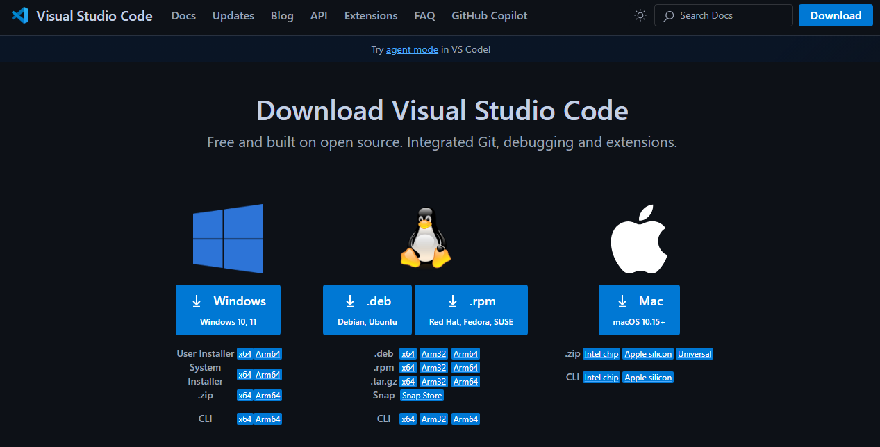 3. Visual Studio Code(VSCode)