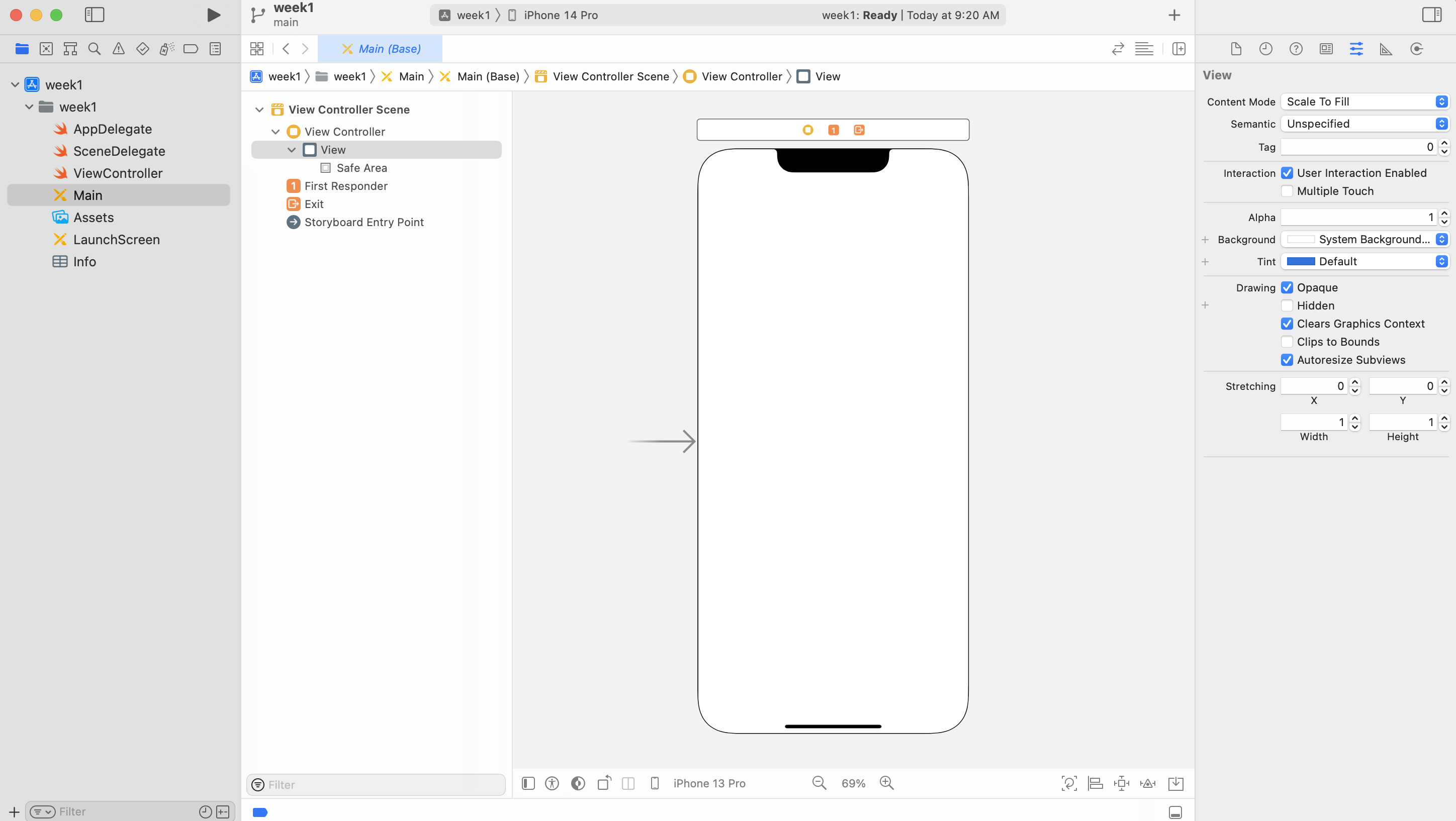 iOS 1주차 Xcode 기본 환경 설정 및 info.plist 알아보기