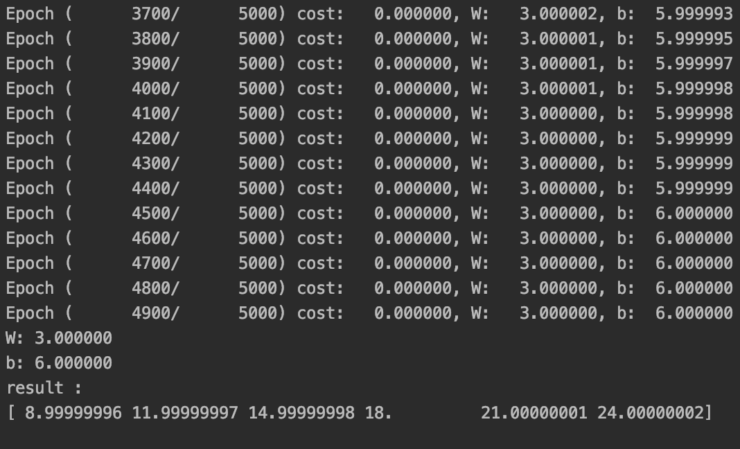 Python 단순 선형 회귀 Linear Regression 구현