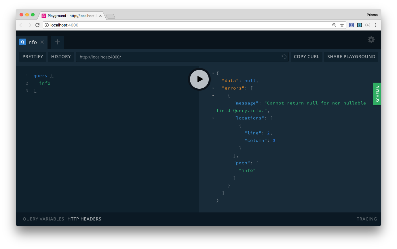 GraphQL - Node Tutorial - 02. Getting Started