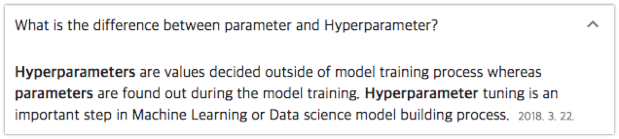 Hyperparameter vs Parameter in Data Science