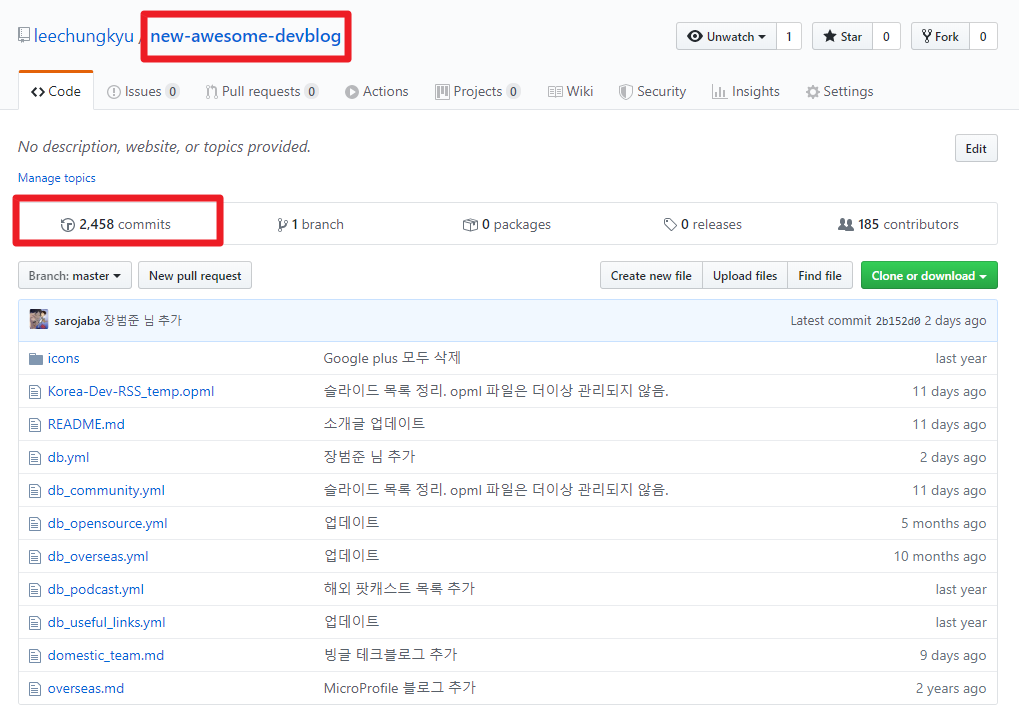 Git 저장소 복제 (부제: 쌍둥이 저장소 만들기)