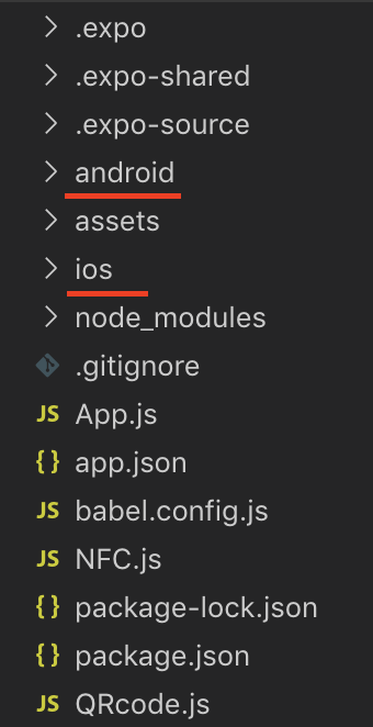 [React Native] Expo eject