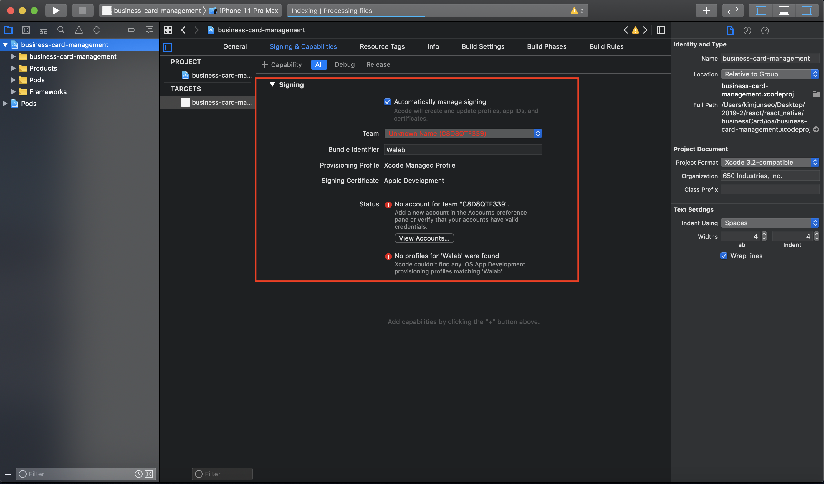 [React Native] Expo eject