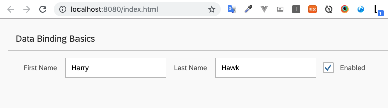 Step 5: One-Way Data Binding